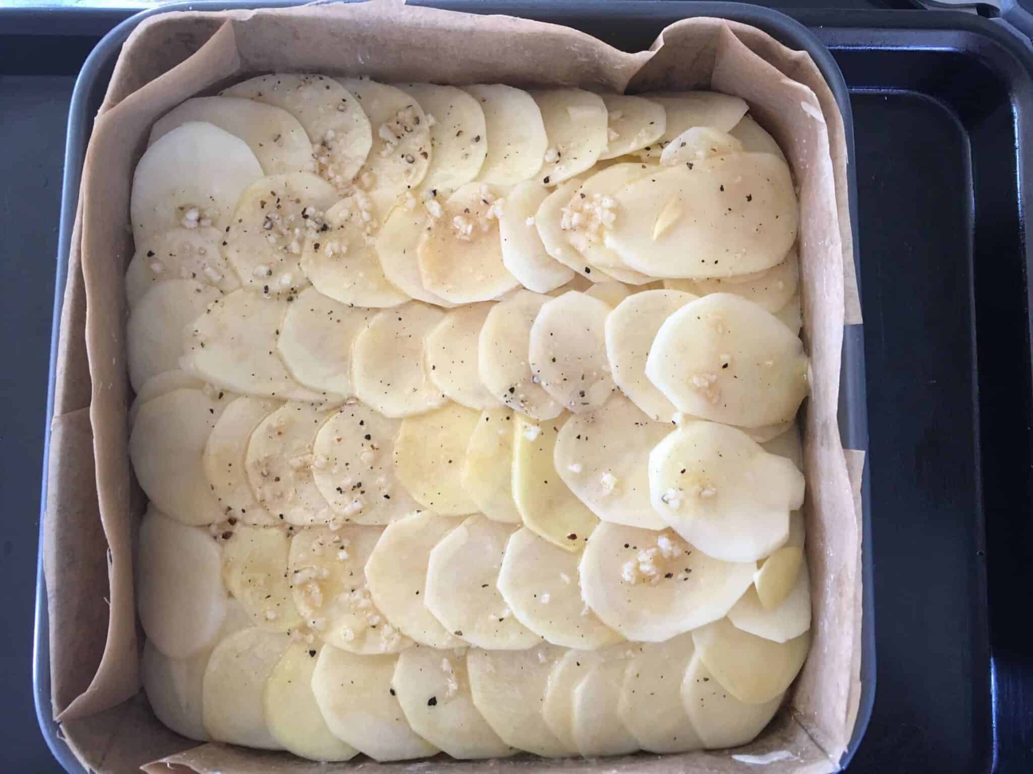 French Crispy Potatoes Pavé - Chez Le Rêve Français