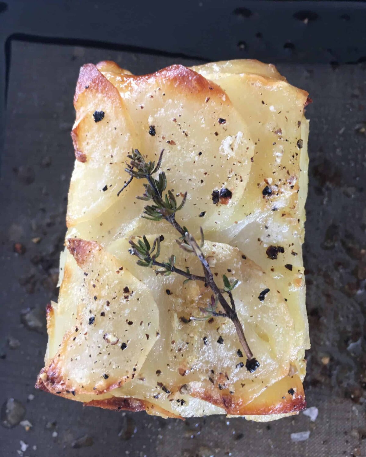 French Crispy Potatoes Pavé - Chez Le Rêve Français