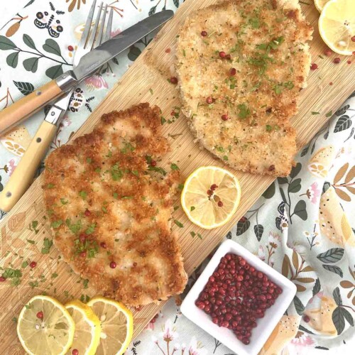 Breaded Turkey Escalopes - Chez Le Rêve Français