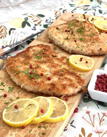 Breaded Turkey Escalopes - Chez Le Rêve Français