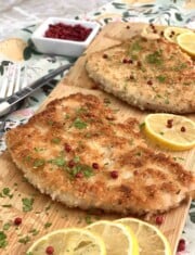 Breaded Turkey Escalopes - Chez Le Rêve Français