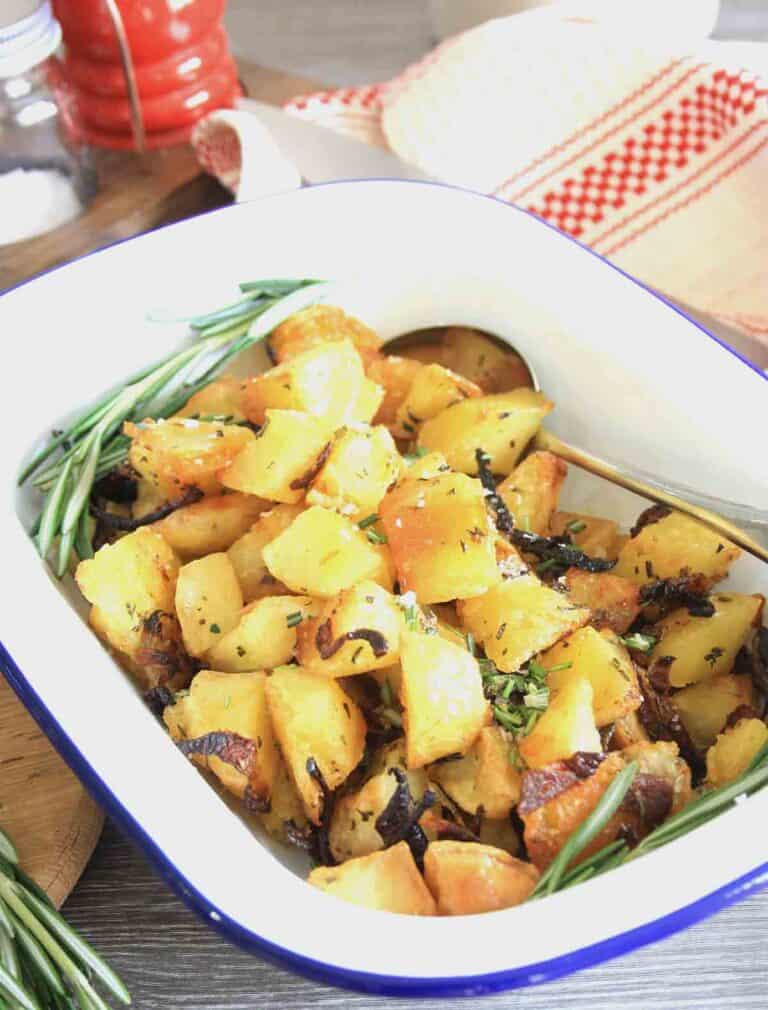 Parmentier Potatoes with Garlic and Rosemary - Chez Le Rêve Français