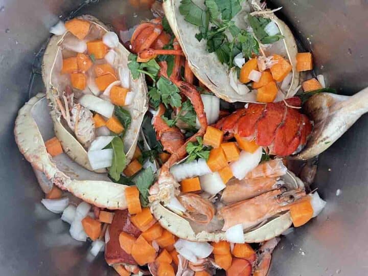 Seafood Shellfish Bisque Soup - Chez Le Rêve Français