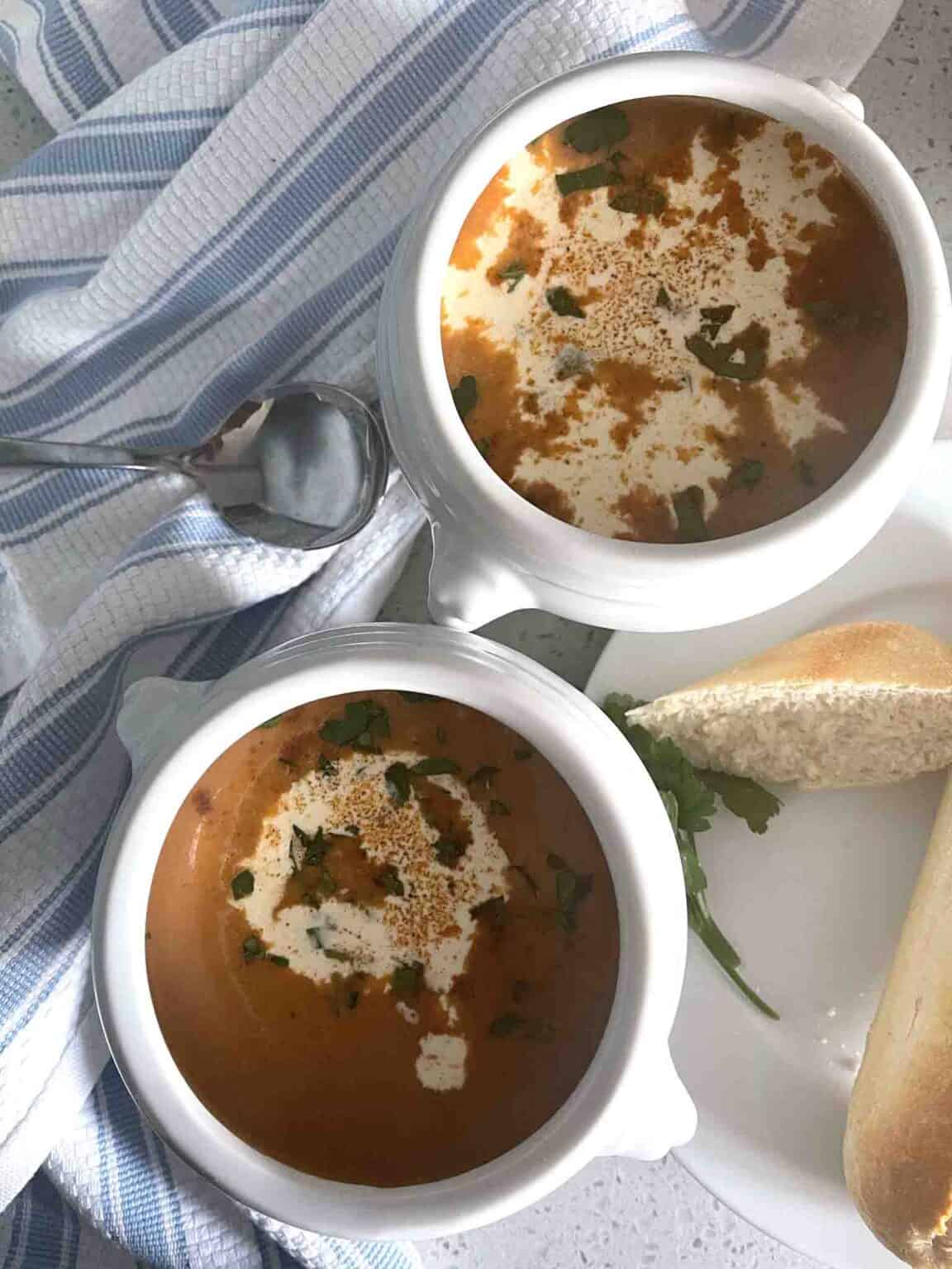 Seafood Shellfish Bisque Soup - Chez Le Rêve Français