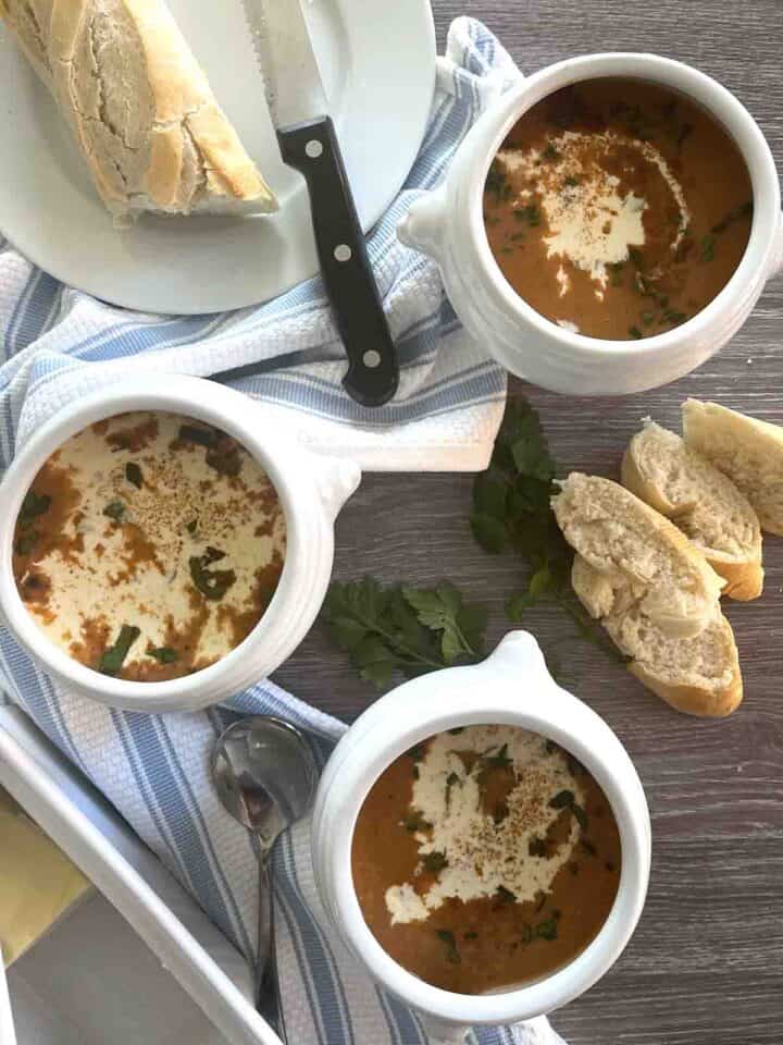 Seafood Shellfish Bisque Soup - Chez Le Rêve Français