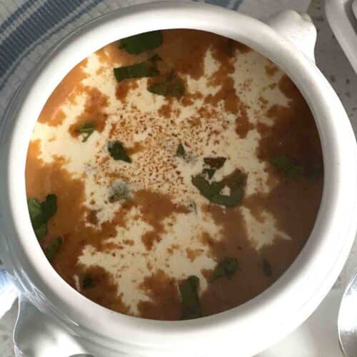 Seafood Shellfish Bisque Soup - Chez Le Rêve Français