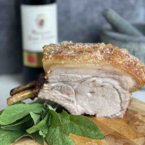 Frenched Pork Rack Roast - Chez Le Rêve Français
