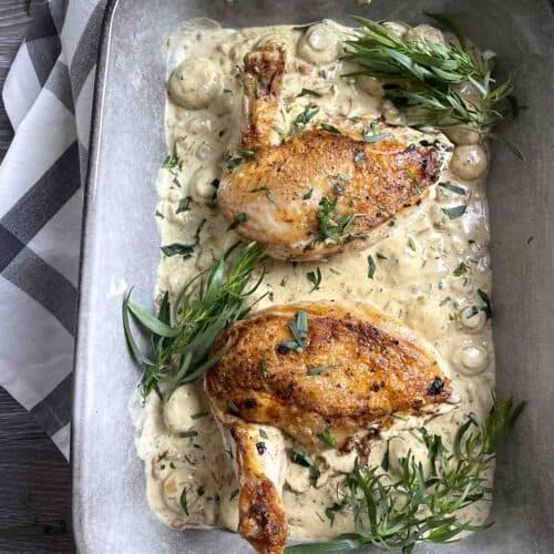 Chicken Supreme with Supreme Sauce - Chez Le Rêve Français