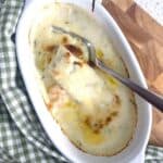 Cod Mornay with Prawns - Chez Le Rêve Français