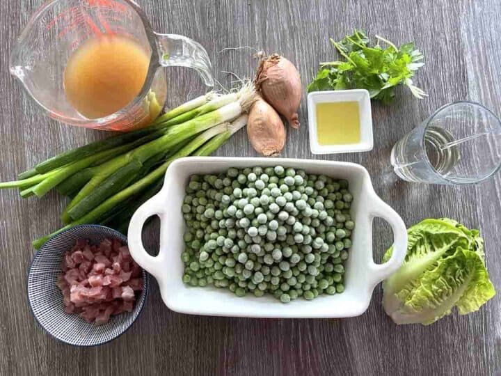 Petits Pois à La Française or French Peas - Chez Le Rêve Français