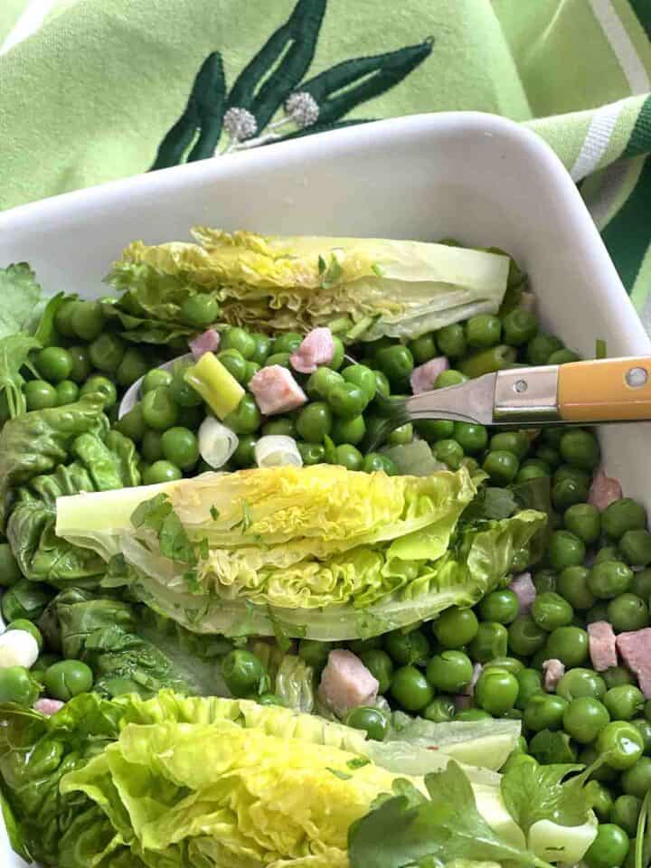 Petits Pois à La Française or French Peas - Chez Le Rêve Français