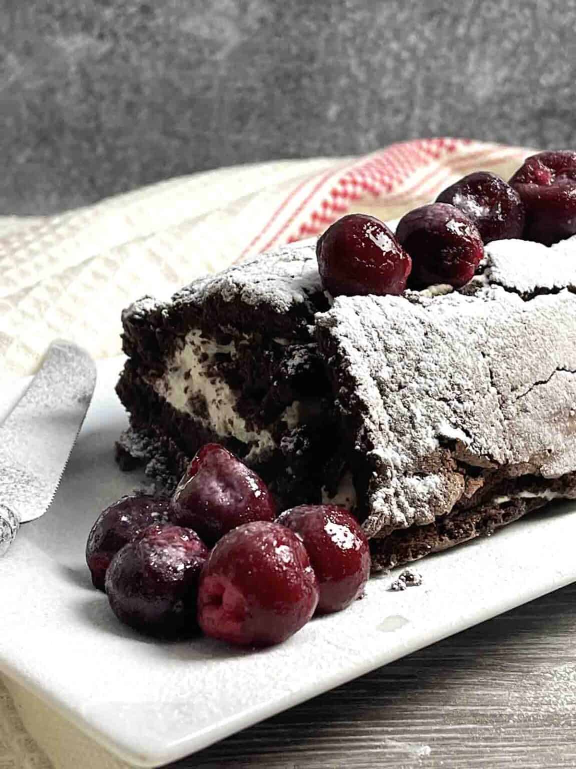Black Forest Roulade - Chez Le Rêve Français