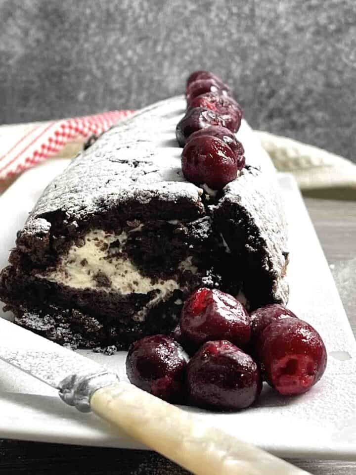 Black Forest Roulade - Chez Le Rêve Français