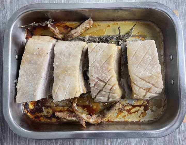 Pork Confit - Slow Cooked Pork Belly - Chez Le Rêve Français