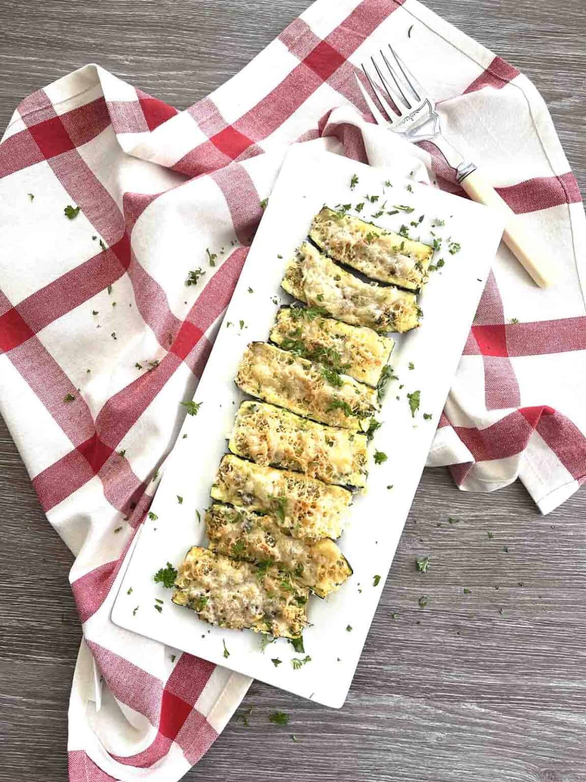 Roasted Courgettes Provençale - Chez Le Rêve Français