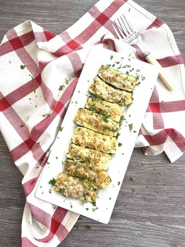 Roasted Courgettes Provençale - Chez Le Rêve Français