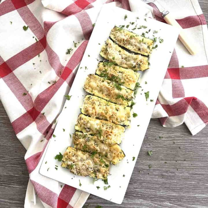 Roasted Courgettes Provençale - Chez Le Rêve Français