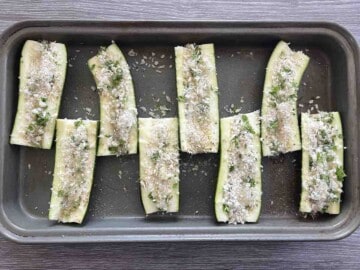 Roasted Courgettes Provençale - Chez Le Rêve Français