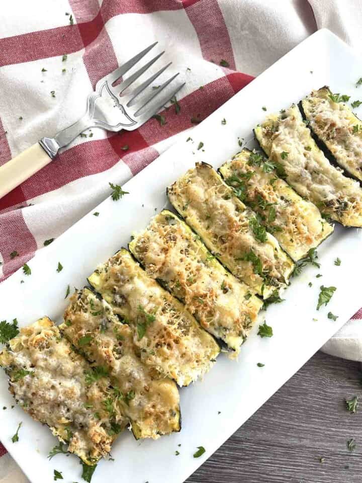 Roasted Courgettes Provençale - Chez Le Rêve Français