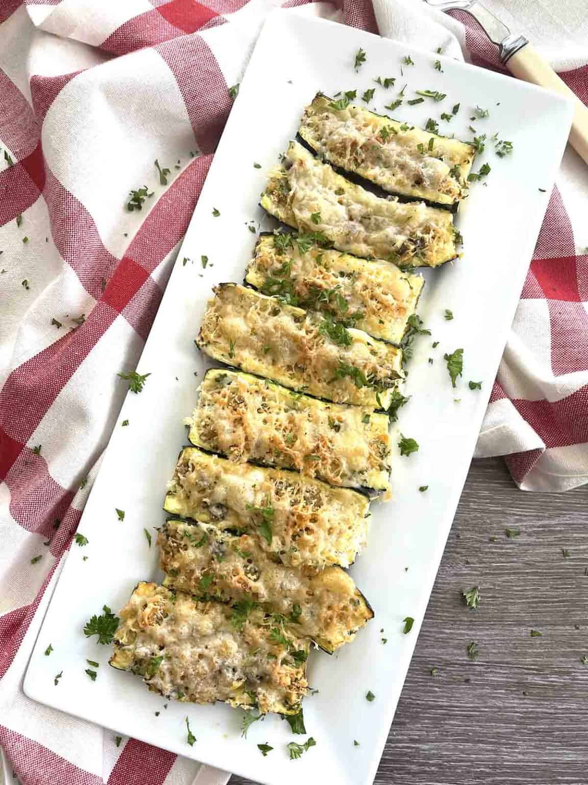 Roasted Courgettes Provençale - Chez Le Rêve Français