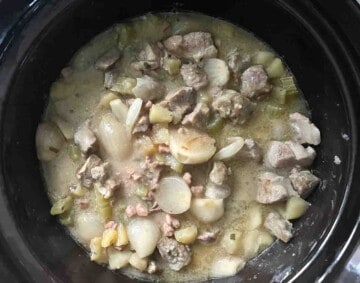 Slow Cooker Pork Normandy - Chez Le Rêve Français